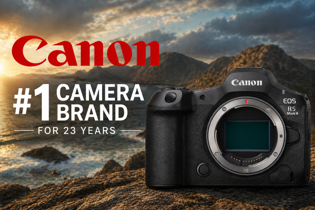 Canon #1 Camera Brand: 23 Years of Market Dominance